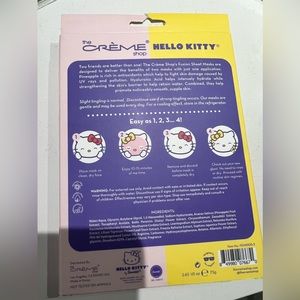 creme | Skincare | Hello Kitty Face Masks 3 Pack | Poshmark